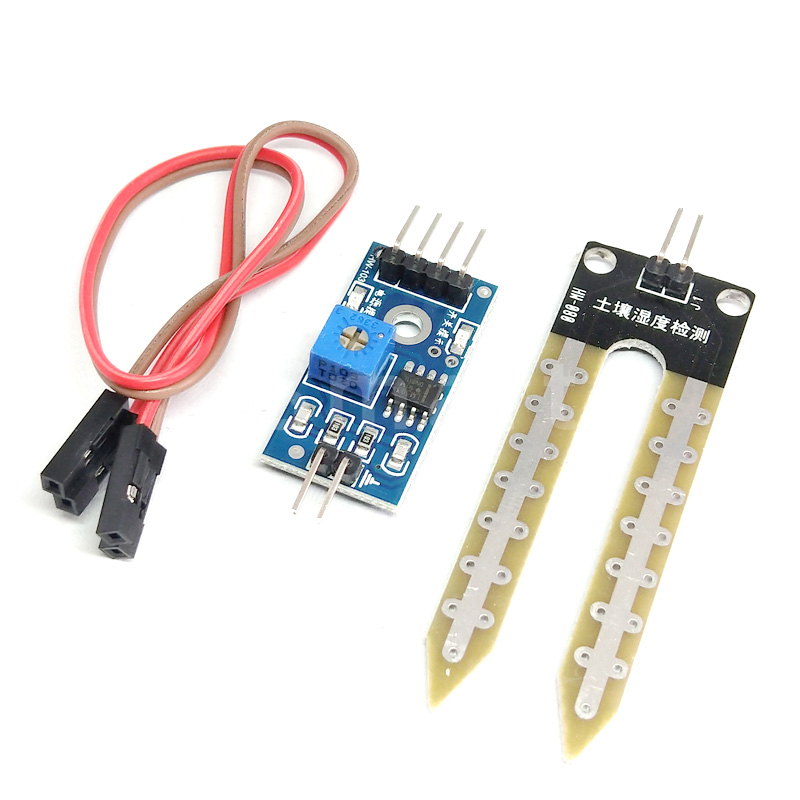 Jual MODULE SENSOR KELEMBABAN TANAH SOIL MOISTURE SENSOR HUMIDITY ...