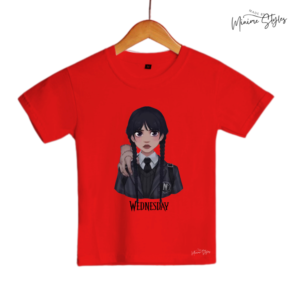 Jual baru terlaris baju kaos anak gambar wednesday Adam viral 2023 ...