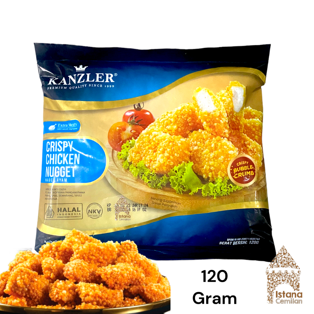 Jual Kanzler Crispy Chicken Nugget Bubble Crumb 120 Gram | Shopee Indonesia