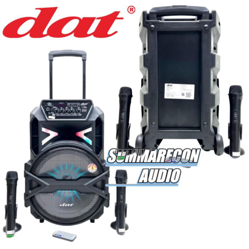 Jual Portable Speaker Dat DT 1216 Original Speaker 12 Inch Bluetooth ...
