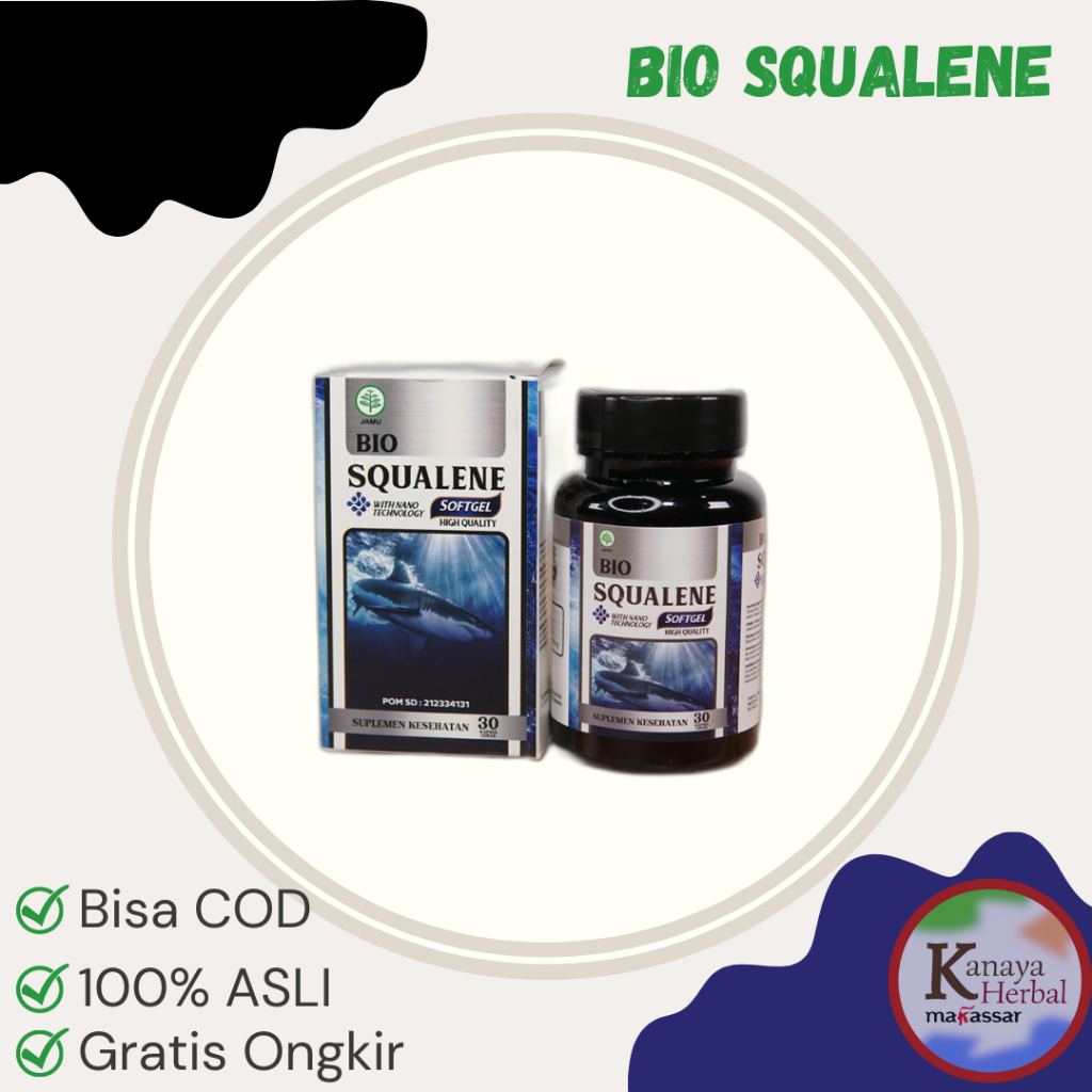 Jual BIO Squalene Softgel - biosqualene ASLI nano teknologi Makassar ...