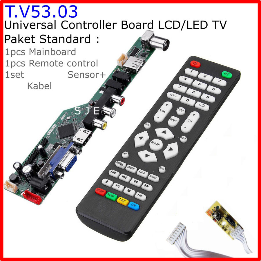 Jual PAKET Universal Board Mesin LCD LED TV PANEL Layar Monitor TO TV ...