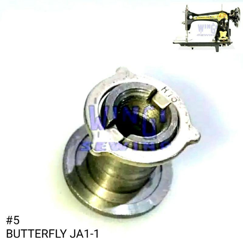 Jual No 5 BUTTERFLY Ring Dop Roda Mesin Jahit Tradisional | Shopee ...