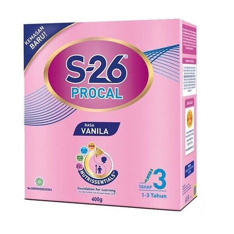 Jual Susu S26 Procal 400gr/Procal Tahap 3 Kemasan 400 gram | Shopee ...