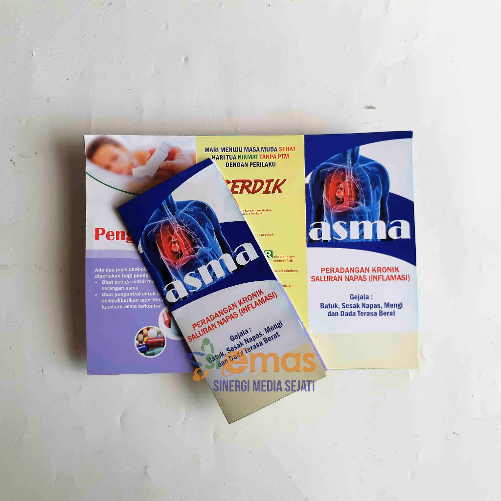 Jual Leaflet / Brosur Asma, Brosur Edukasi Asma, Bonus Poster Asma ...