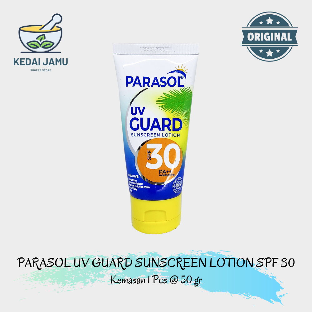 Jual Parasol UV GUARD Sunscreen Lotion SPF30 ukuran 100 gram | Shopee ...