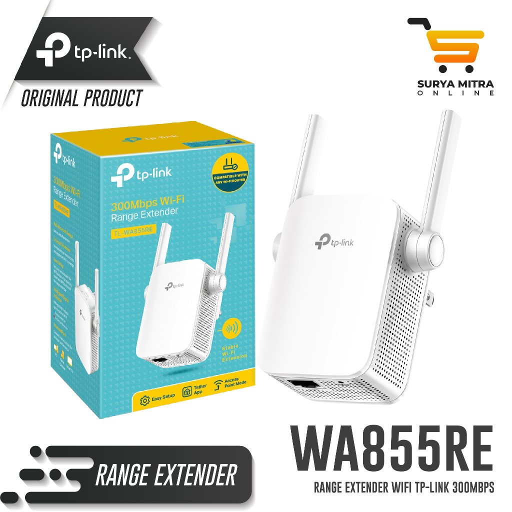 Jual Range Extender TP-Link TL-WA855RE 300Mbps | Shopee Indonesia