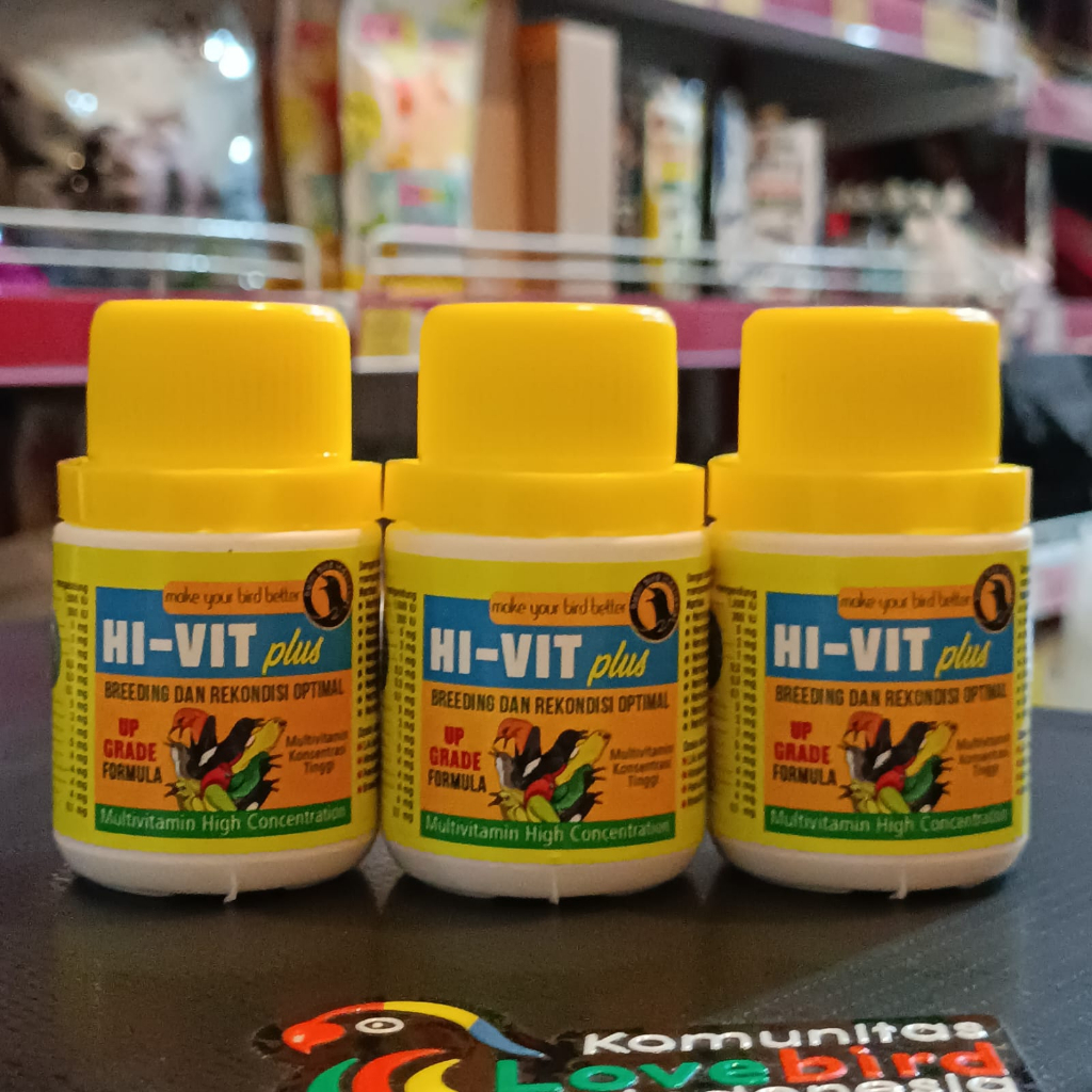 Jual HI VIT PLUS VITAMIN BREEDING DAN REKONDISI BURUNG KICAU VITAMIN ...