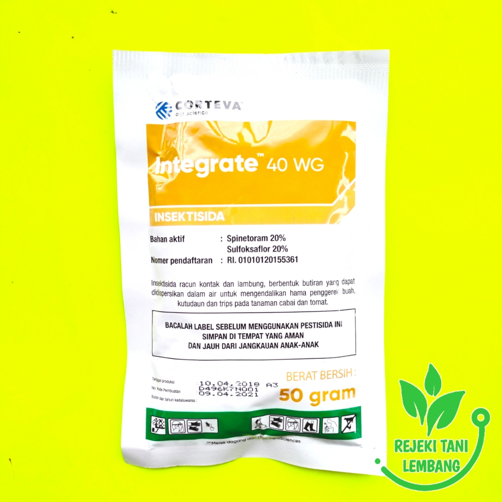 Jual INSEKTISIDA INTEGRATE 40 WG KEMASAN DOW 50GR PENGENDALI HAMA ...
