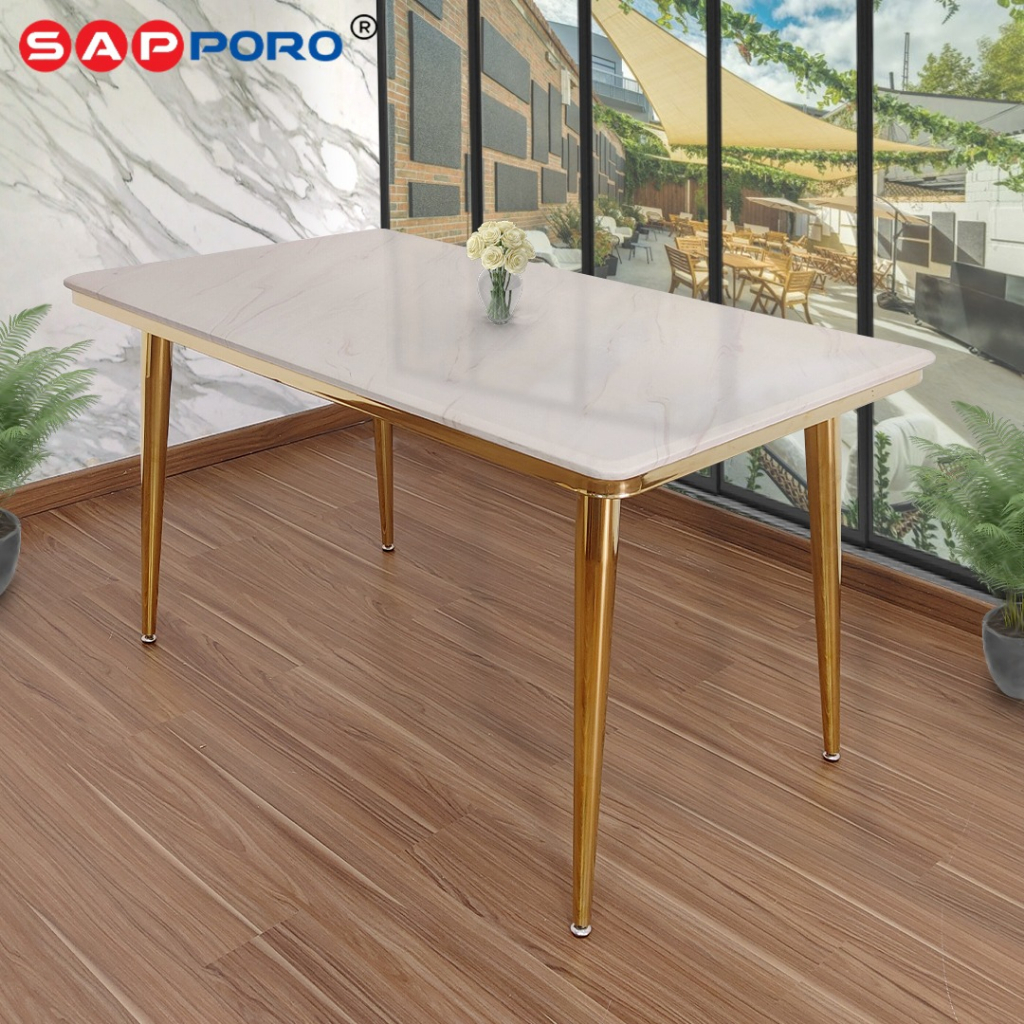 Jual SAPPORO ATESSA - Meja Makan Marmer | Dining Table | Shopee Indonesia