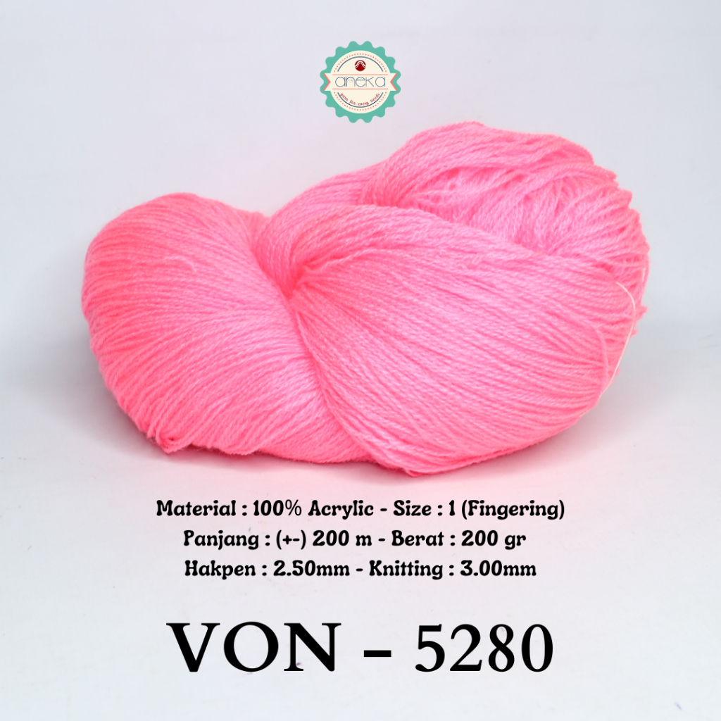 Jual KATALOG - Benang Rajut Wool / Wol / Siet Yarn 200 gram VONEL ...