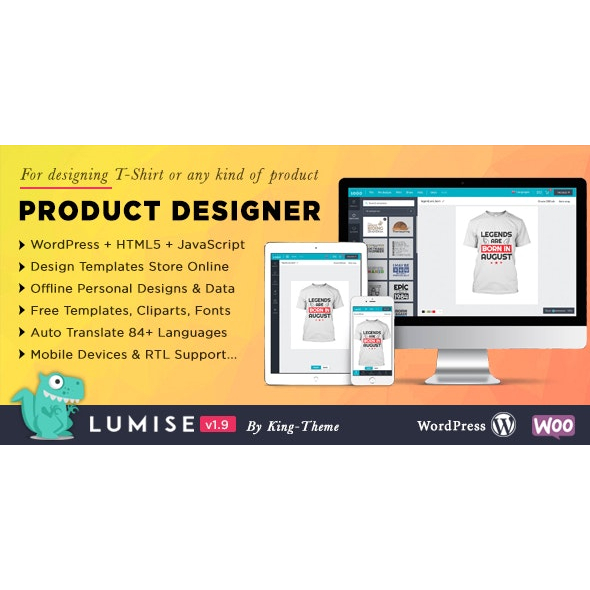 Jual Lumise Product Designer 2.0.9 (+Addons) – Product Designer Plugin ...