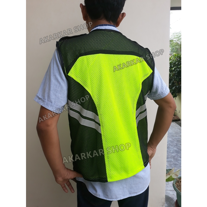 Jual Rompi Safety Jala Rompi Proyek Rompi Parkir Rompi Touring | Shopee ...
