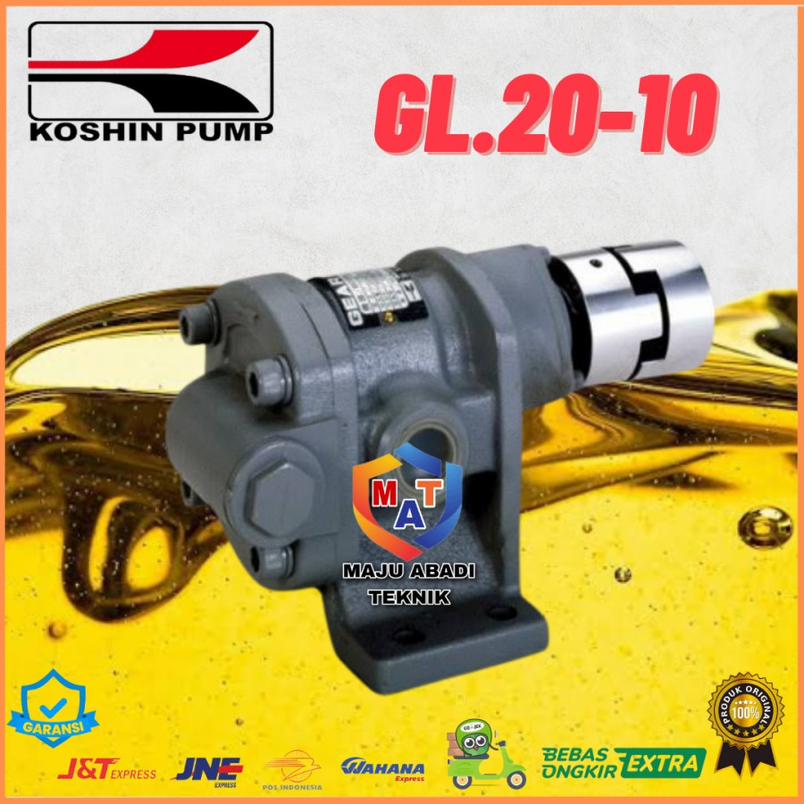 Jual Pompa Oli Gear Pump Koshin GL.20-10 Pompa Gear Pump Pressure 10 Bar | Shopee Indonesia