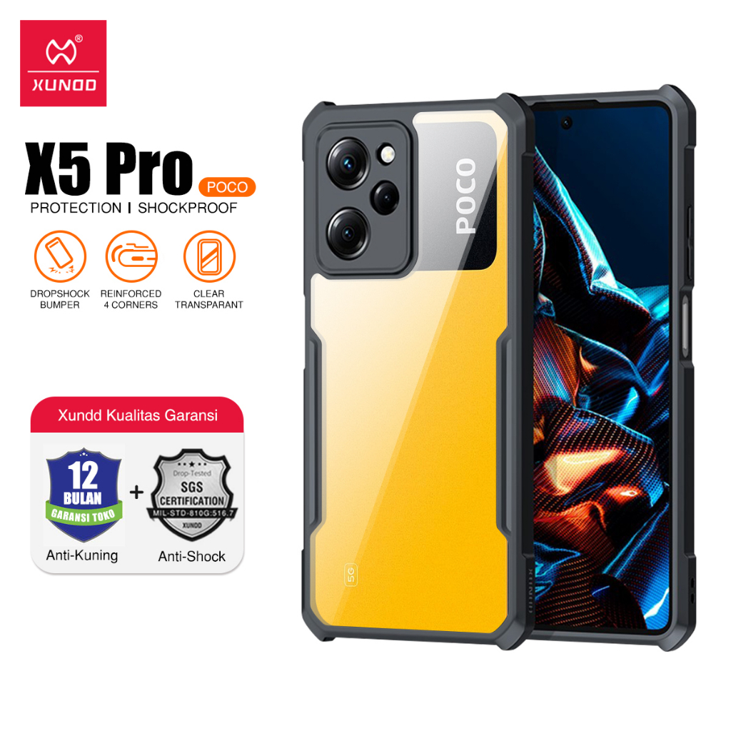 Jual XUNDD Case Untuk xiaomi Poco X5 Pro 6.67 inch Case Shockproof Slim ...