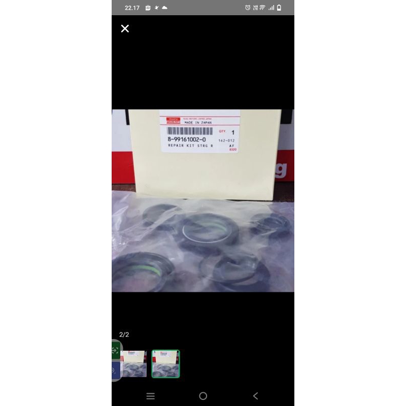 Jual seal oli sil kit seal pinion rack power steering bawah isuzu new d ...