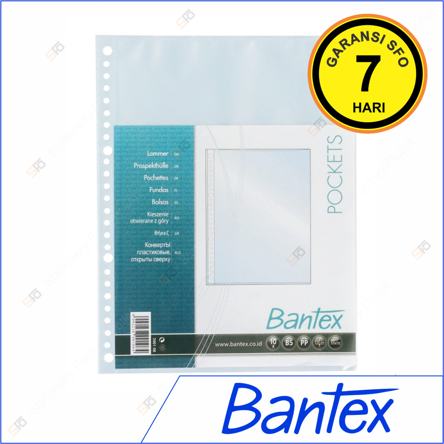 Jual Sheet Protector B5 Bantex isi 10 - 2001 - SFO Semarang Official ...