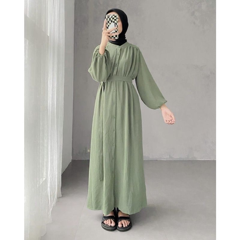 Jual GAMIS SYIFA CRINKLE AIRFLOW | GAMIS TERBARU LEBARAN 2023 | GAMIS ...