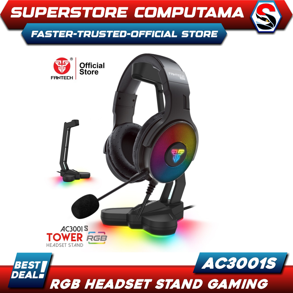 Jual FANTECH Tower AC3001S RGB - Headset Stand | Shopee Indonesia