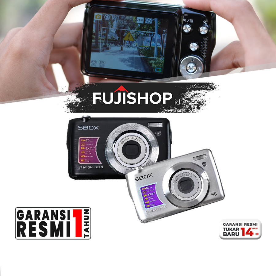 Jual Sbox S8 Kamera Digital Pocket Garansi Resmi | Shopee Indonesia