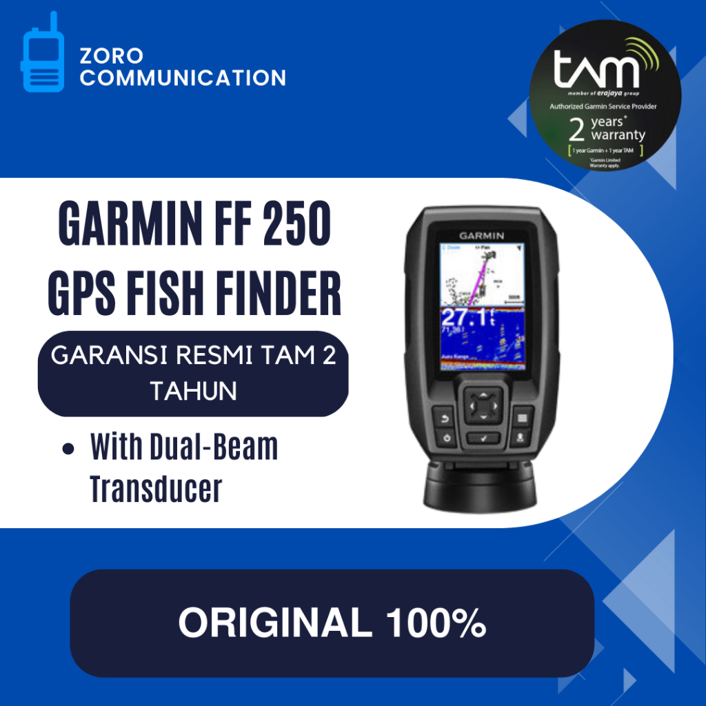Jual Garmin GPS FF 250 Original Baru Garansi Resmi TAM 2 Tahun ...