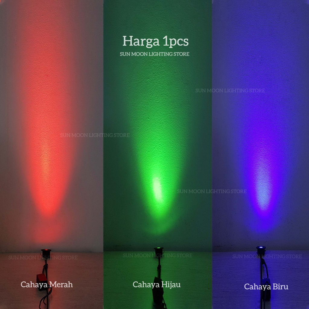 Jual lampu downlight mini led spotlight 1.5w plafon Cahaya hijau biru ...