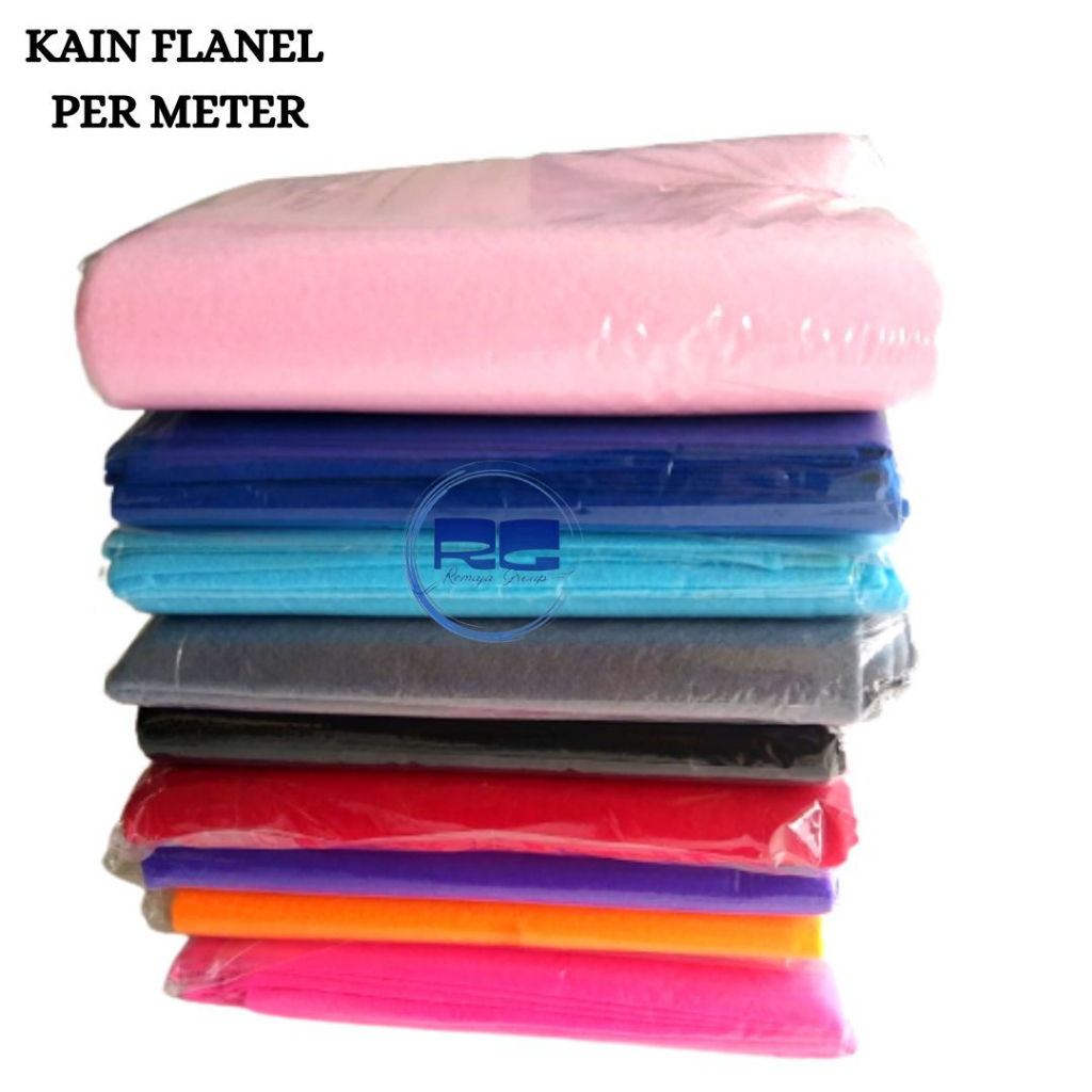 Jual Kain Flanel 23 cm x 25 cm / Kain Flanel DIY Bahan Craft / Kain ...
