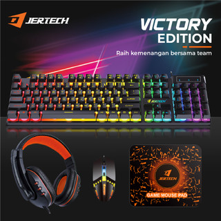 Jual JERTECH Paket 1 Set Keyboard Gaming Headset Mouse CT4-01 Special ...