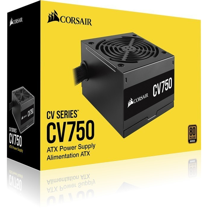 Jual Power Supply CORSAIR CV750 - 750W 80+ BRONZE | Shopee Indonesia