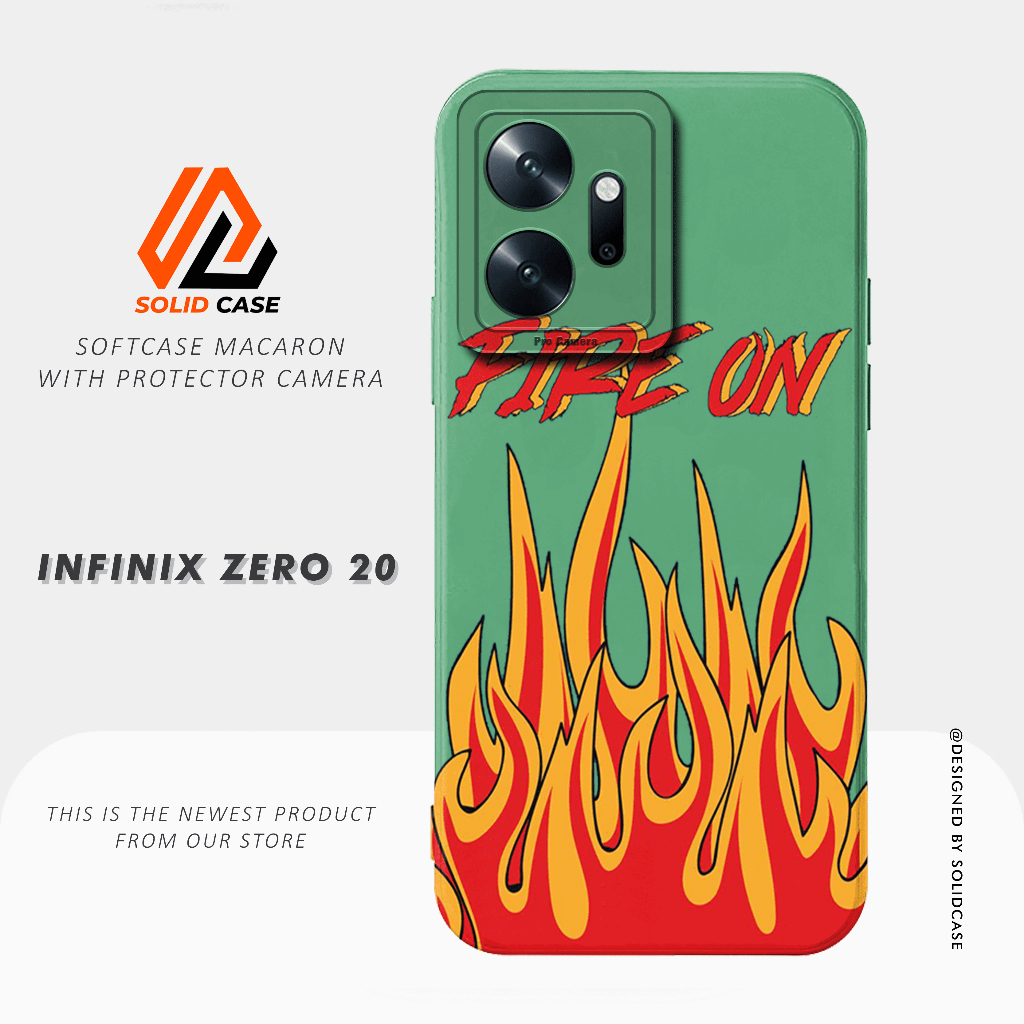 Jual Case Infinix Zero 20 - Casing Infinix Zero 20 [Fire] Solid Case HP ...