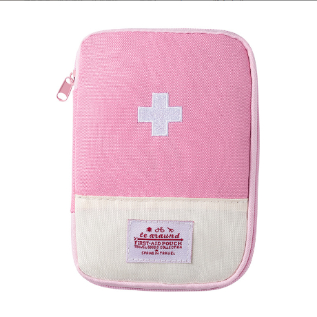 Jual OSM JKT T5759 Tas Obat Medicine Pouch Korean Travel Organizer / Tempat Penyimpanan Obat ...