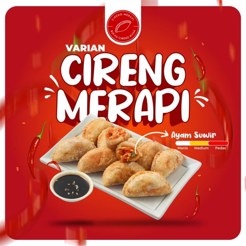 Jual Cireng Merapi Ayam Suir (Pedas,Medium,Original) | Shopee Indonesia