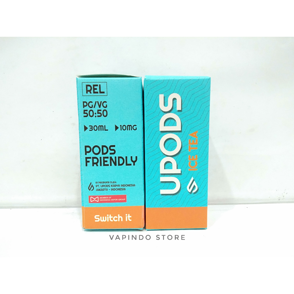 Jual SALTNIC UPODS ICE TEA PODS FRIENDLY 30ML 10MG BY IJC SWITCH IT ...