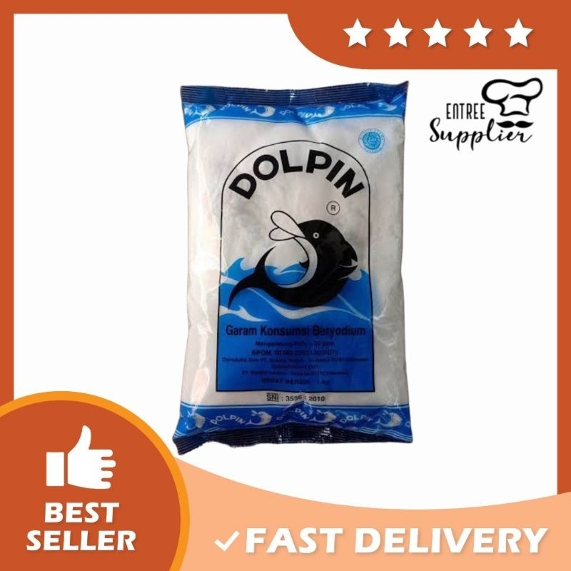Jual Garam Dolphin Dolpin 1kg Garam Konsumsi | Shopee Indonesia