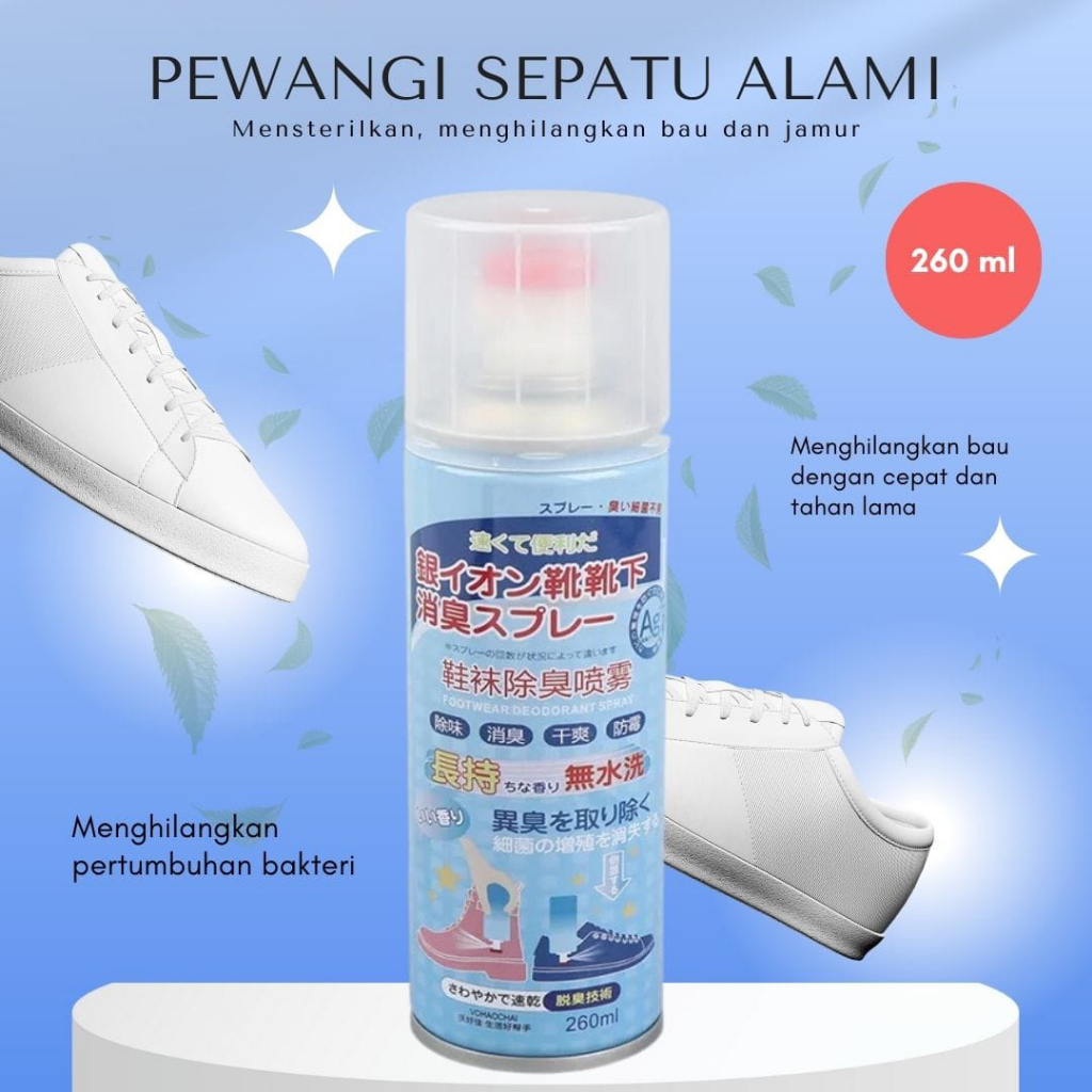 Jual pengharum parfum Deodorant spray penghilang bau kaki anti bakteri ...