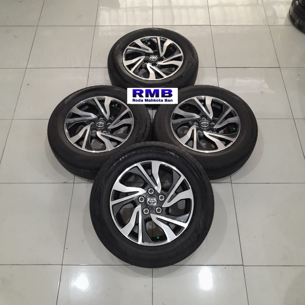 Jual VELG MOBIL BEKAS COPOTAN INOVA REBORN RING 16 + BAN 205 65 R16 ...