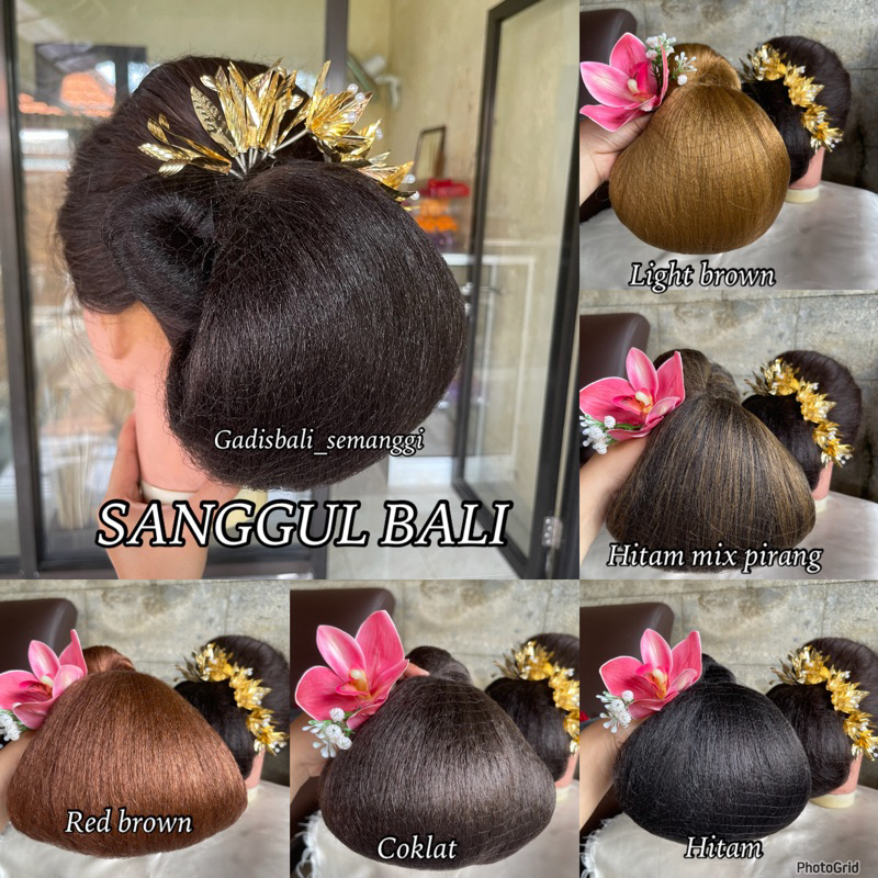 Jual sanggul bali klasik/ sanggul tanpa sirkam/ sanggul modern | Shopee ...