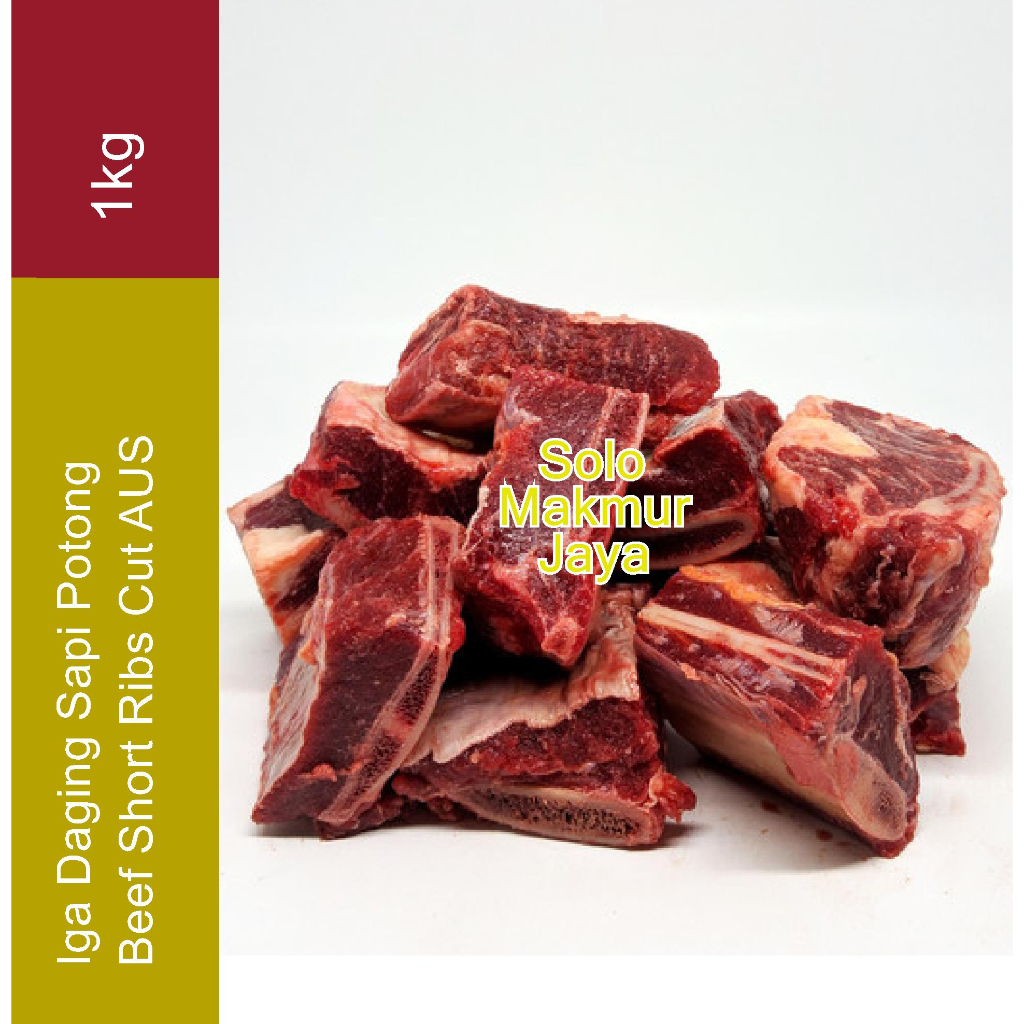 Jual Iga Sapi Potong Shortribs Sapi Potong - QUALITAS SUPER @1kg ...