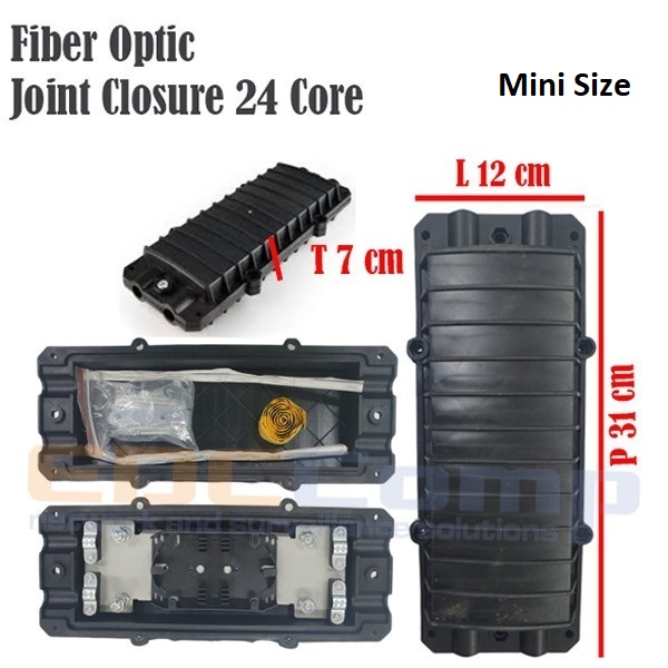 Jual Fiber Optic Joint Closure 24 Core / Joint Closure FO 24 Core FTTH ...