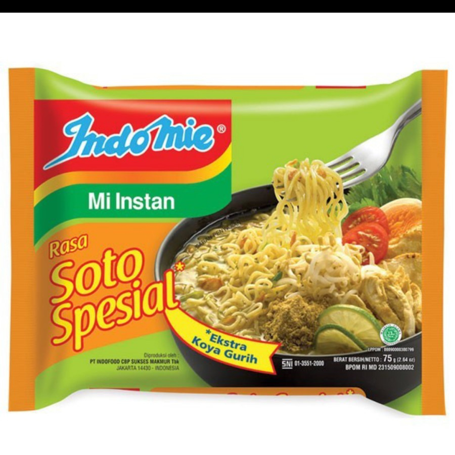 Jual indomie kuah mie instan rasa soto spesial indofood soto koya ...