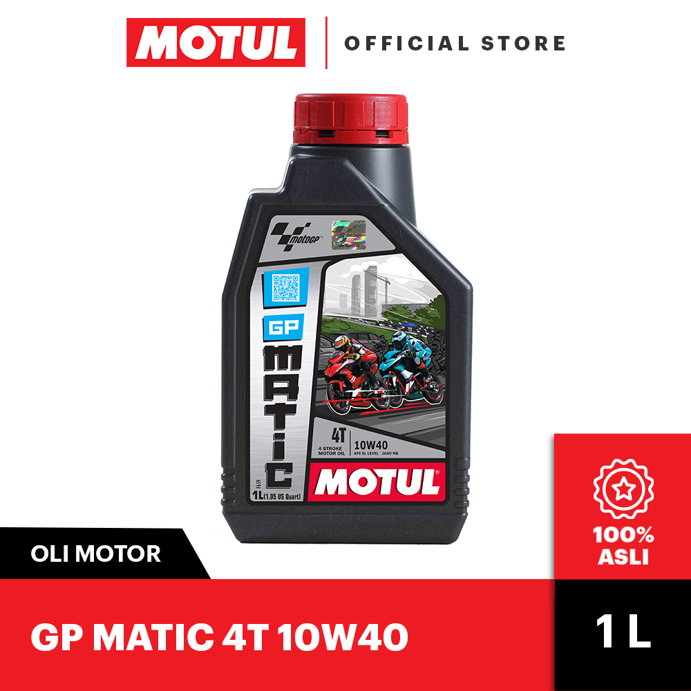 Jual Oli Motor Motul GP MATIC 4T 10W40 1L | Shopee Indonesia