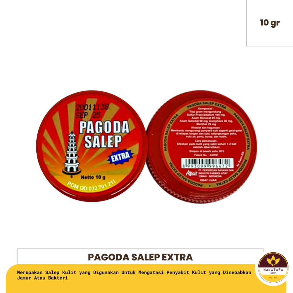 Jual SALEP PAGODA EXTRA UKURAN 10 GRAM | Shopee Indonesia