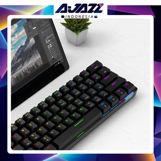 Jual Ajazz STK61 60% Mechanical Keyboard Dual Mode Rainbow Backlight ...