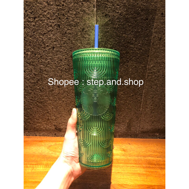 Jual Starbucks Tumbler Cold Cup Trenta Size - Siren Scales Ed - Green ...