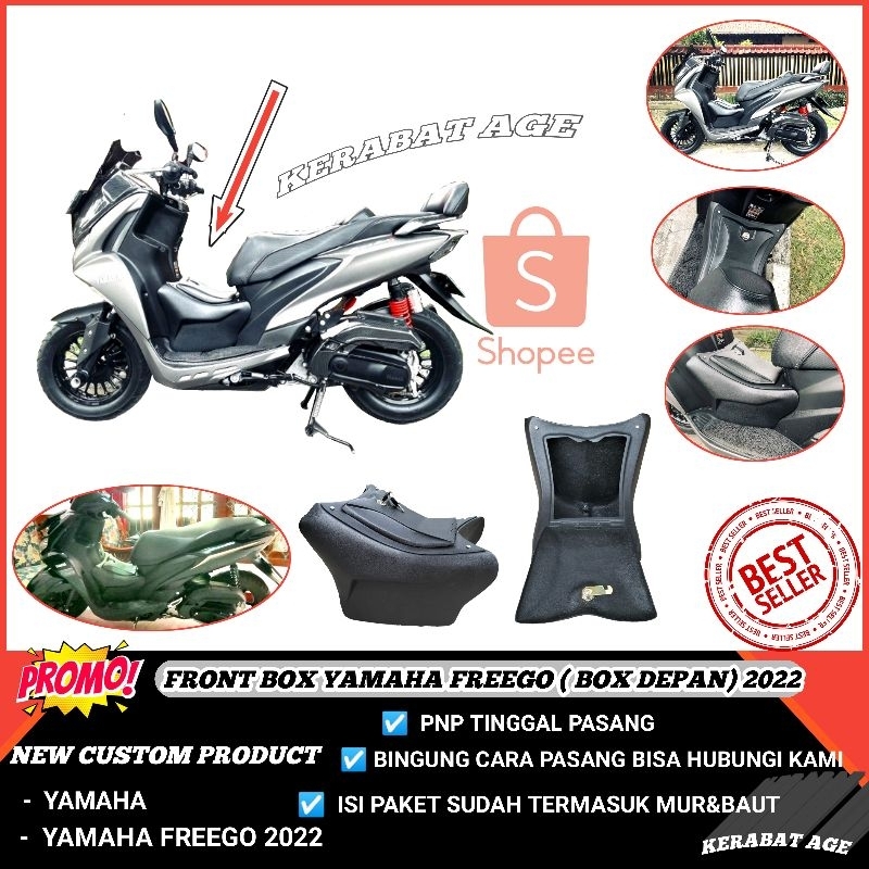Jual BOX YAMAHA FREEGO OLD BUKAN NEW TENGAH DEPAN MODIFIKASI CUSTOM ...