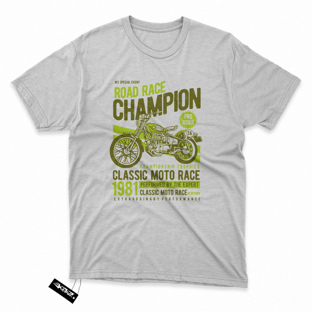 Jual KAOS MOTOR Road Race Champion - Kain Katun Tshirt / baju distro ...