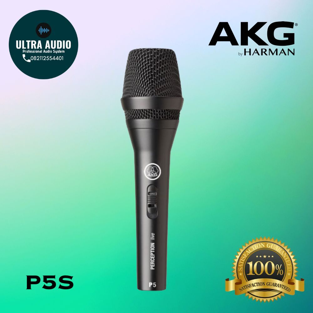Jual AKG P5S / P-5S / P5 S / P-5S / P 5 S Supercardioid Super Cardioid Microphone ORIGINAL ...