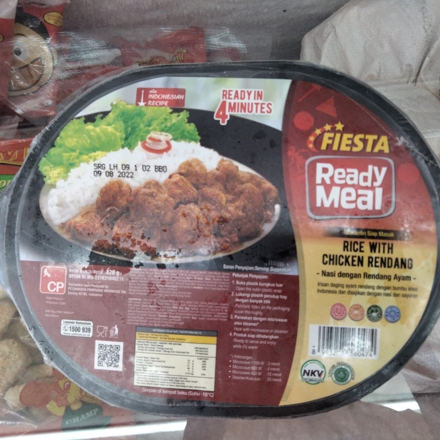 Jual FIESTA READY MEAL RICEK WITH CHICKEN RENDANG | Shopee Indonesia