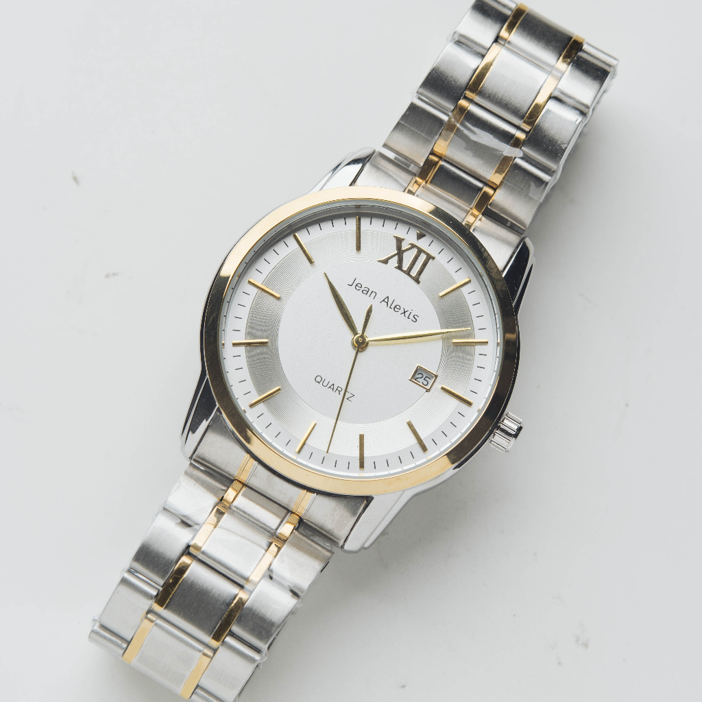 Jual Jam Tangan Rantai Pria Cowok Anti Air Jean Alexis ZENOS GKT JA112 ...