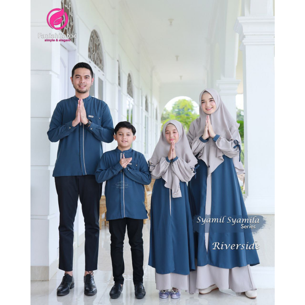 Jual Sarimbit terbaru syamila riverside ori by Fania Hijab/Sarimbit ...